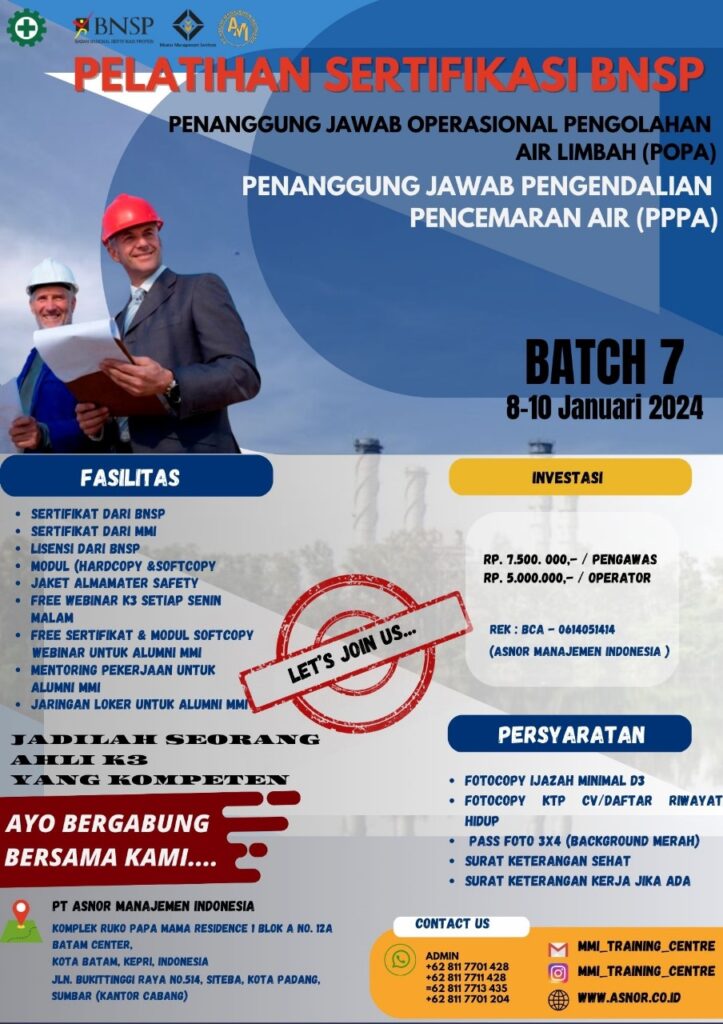 PPPA & POPA Training – BNSP Certificate – JANUARI 2024 - ASNOR - Home ...