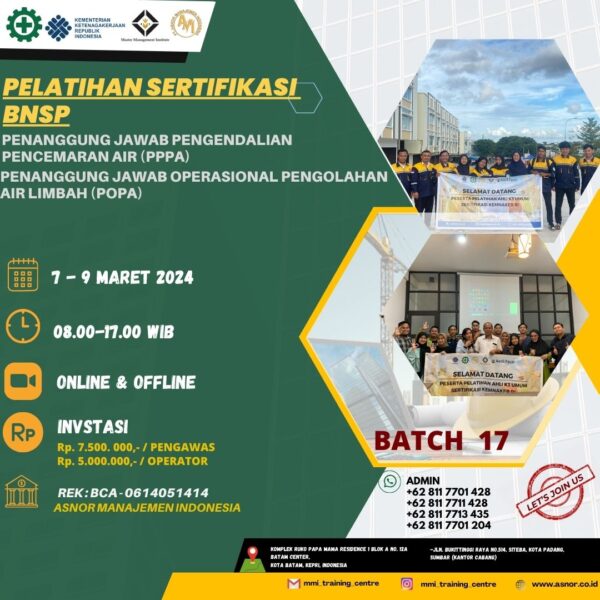PPPA & POPA Training – BNSP Certificate – MARET2024 - ASNOR - Home for ...